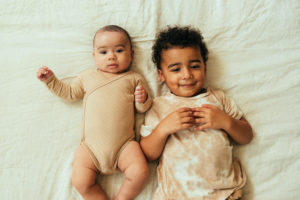 Newborn Photos with a 3-Month-Old Baby - Stylish & Hip Kids Photography